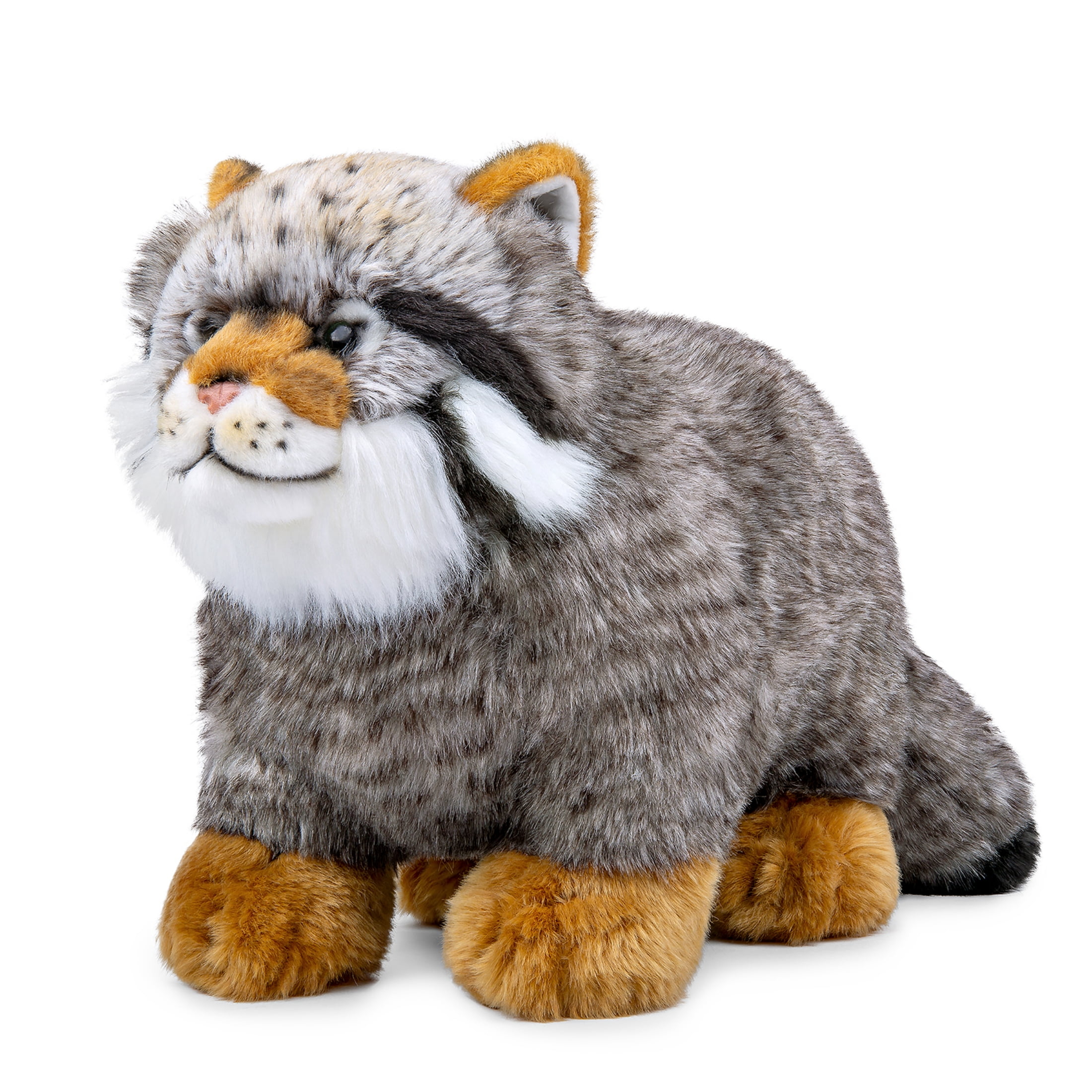 Realistic Standing Pallas Cat Stuffed Animal,Soft Pallas Cat Plush Toy ...