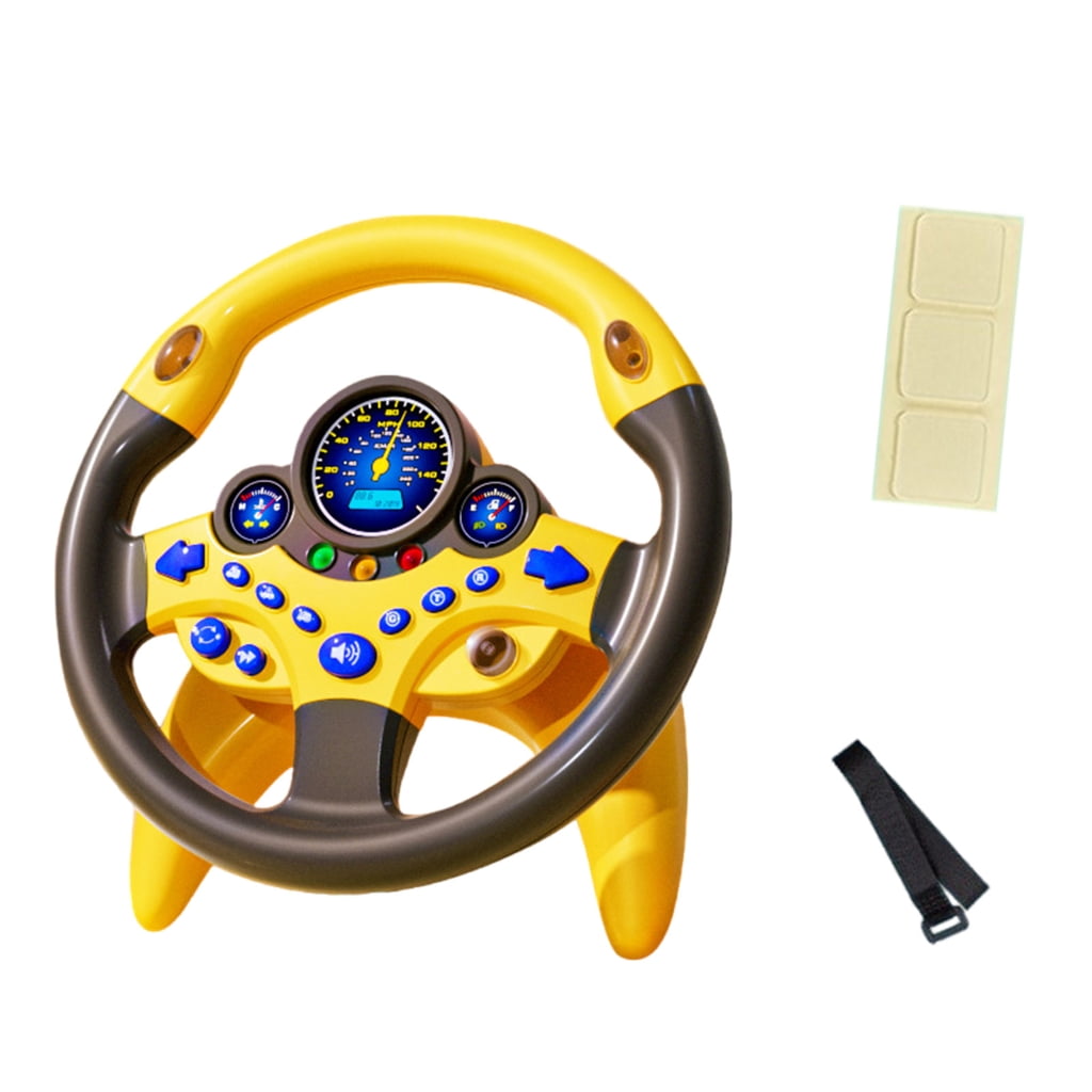 Realistic Steering Wheel Toy Education Driving Toy Baby Fine Motor ...
