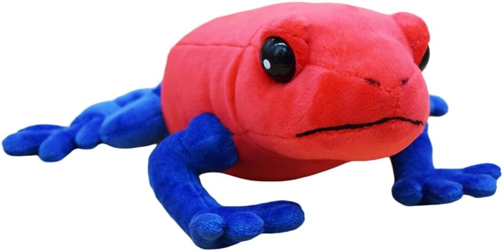 Realistic Strawberry Poison-Dart Frog Stuffed Animal Plush Toy ...
