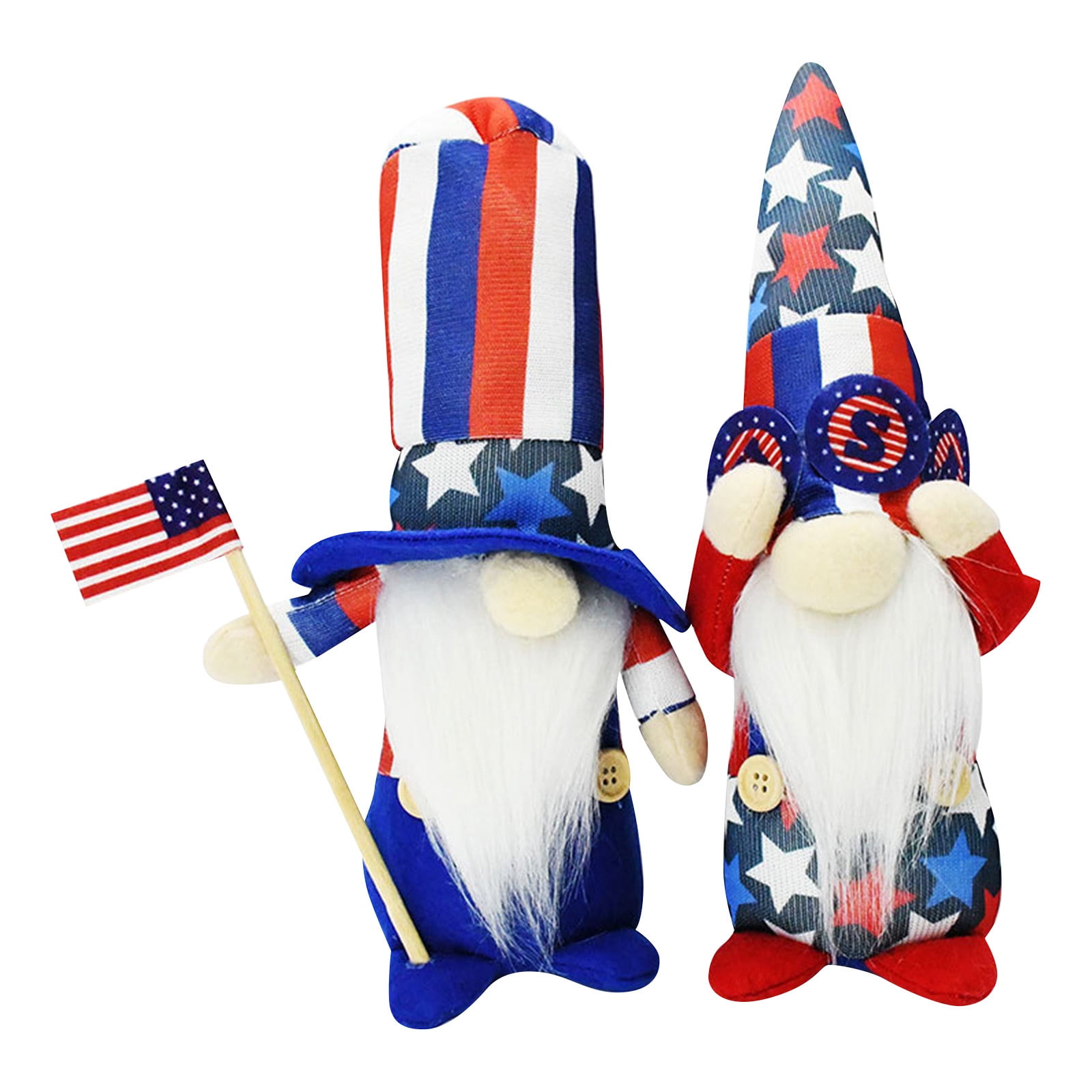 Realistic Stuffed Animals, 4Th Patriotic Gnome Plush Of July Uncle ...