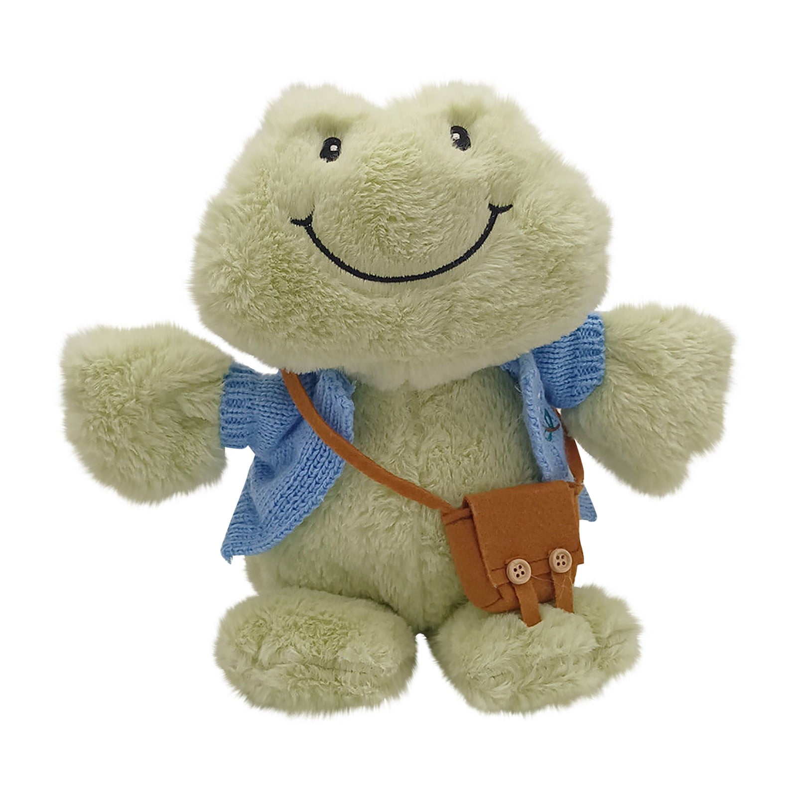 Realistic Stuffed Animals, Cute Standing Frog Plush Toy Animals 1 Year ...