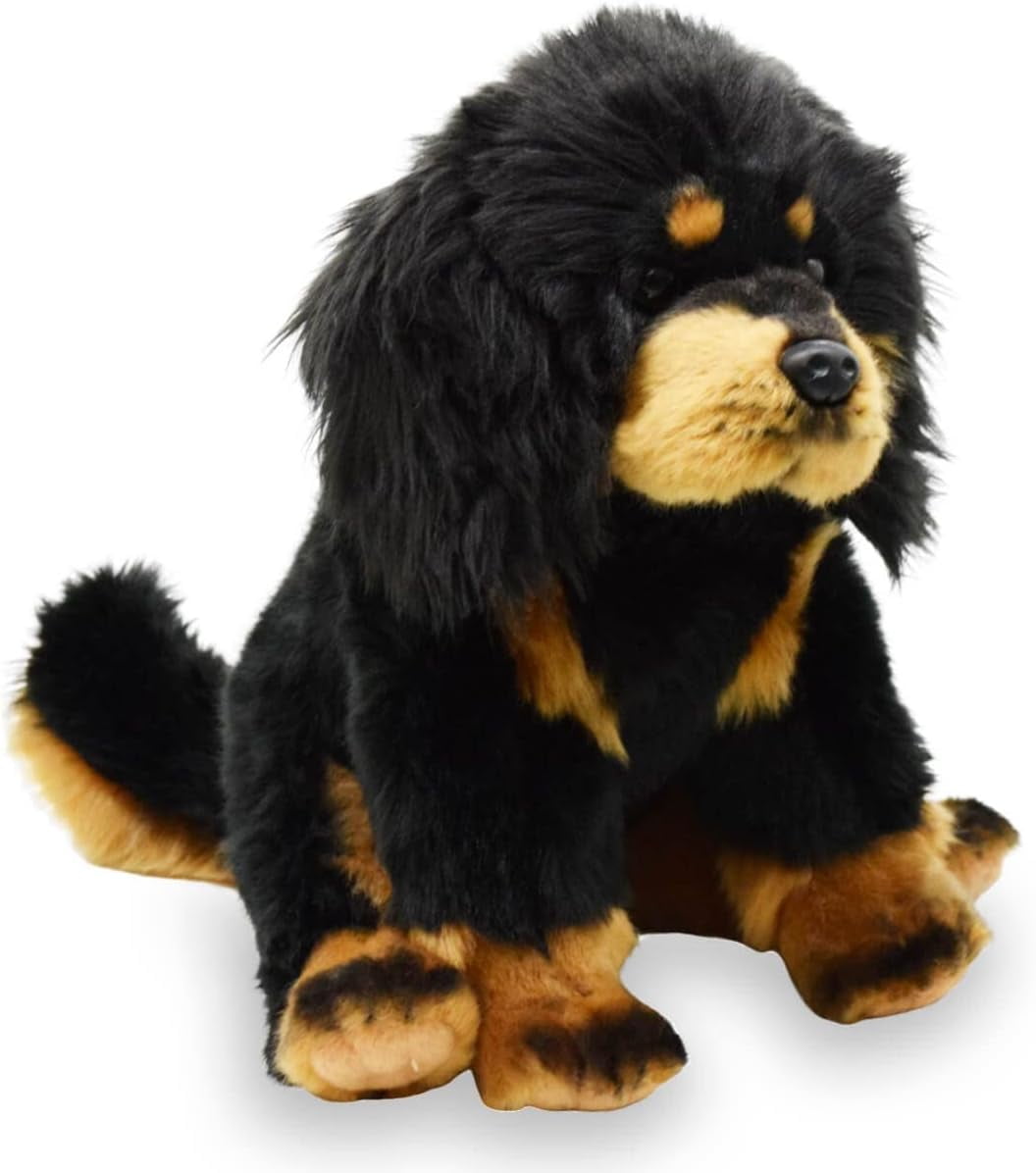 Realistic Tibetan Mastiff Dog Stuffed Animal Plush Toy, Lifelike Dog ...