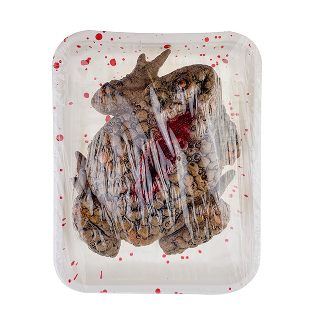 Realistic Toad Prank Prop Toad Meal Box Decoration Scary Tray ...
