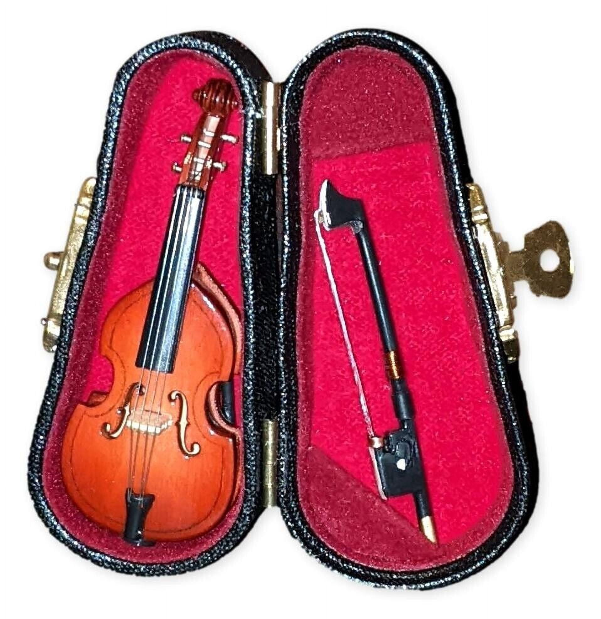 Realistic UPRIGHT BASS Miniature Musical Instrument Figurine, by ...