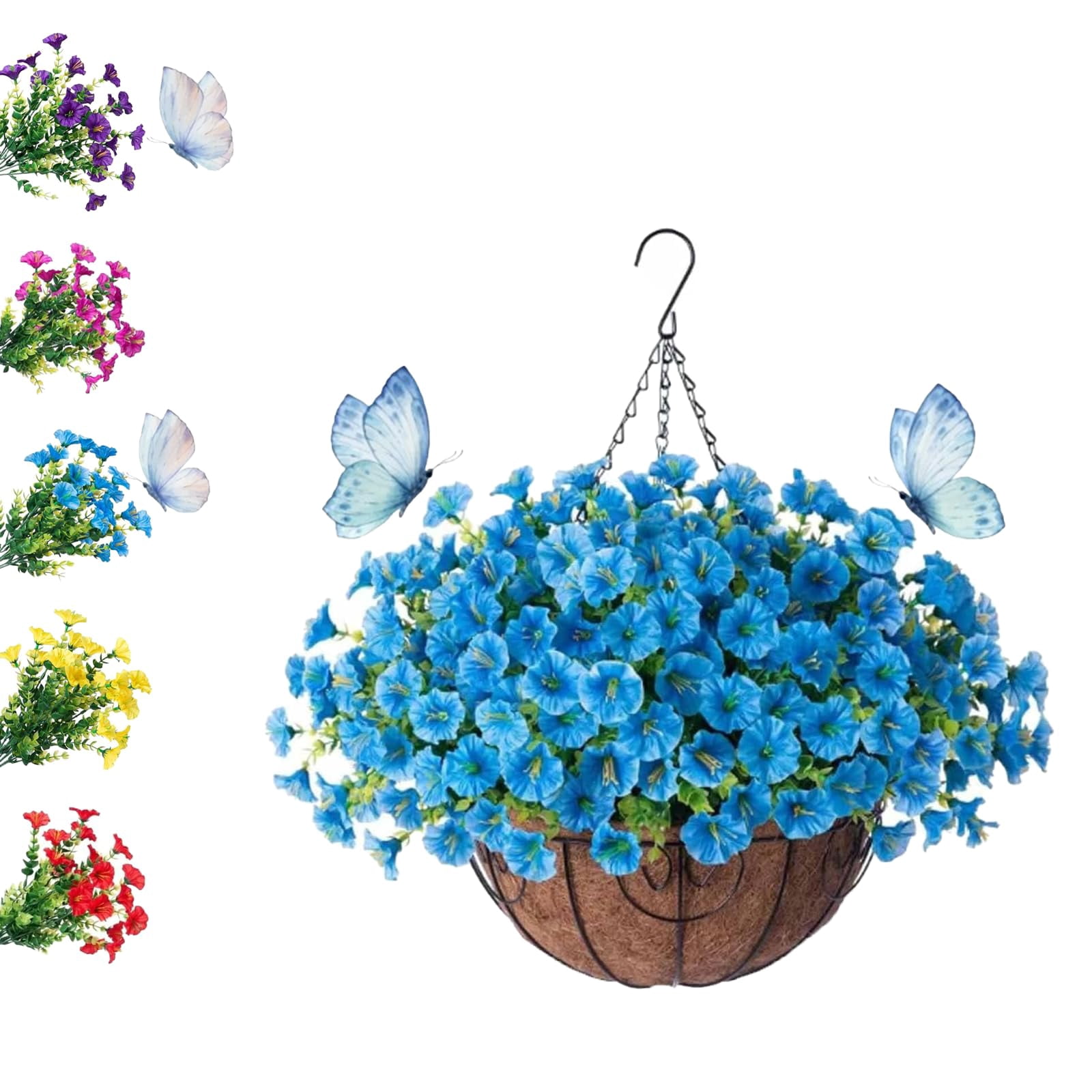 Realistic UV-Resistant Outdoor Flowers Zero Maintenance,Artificial ...