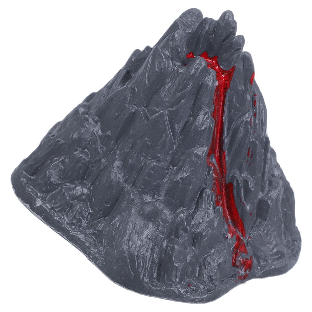 Realistic Volcano Model With Lava Miniature Volcano Model Plastic ...