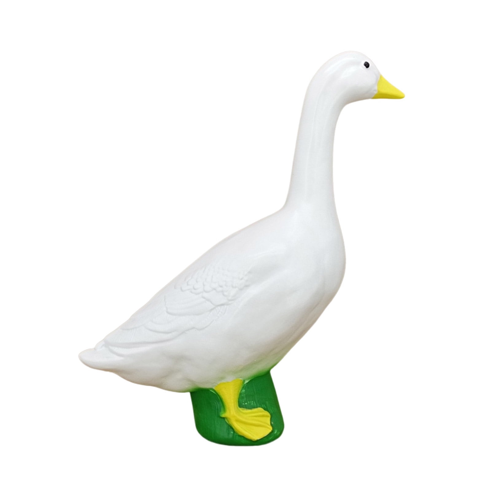 Realistic White Geese Resin Sculpture, Weatherproof Hand-Painted ...