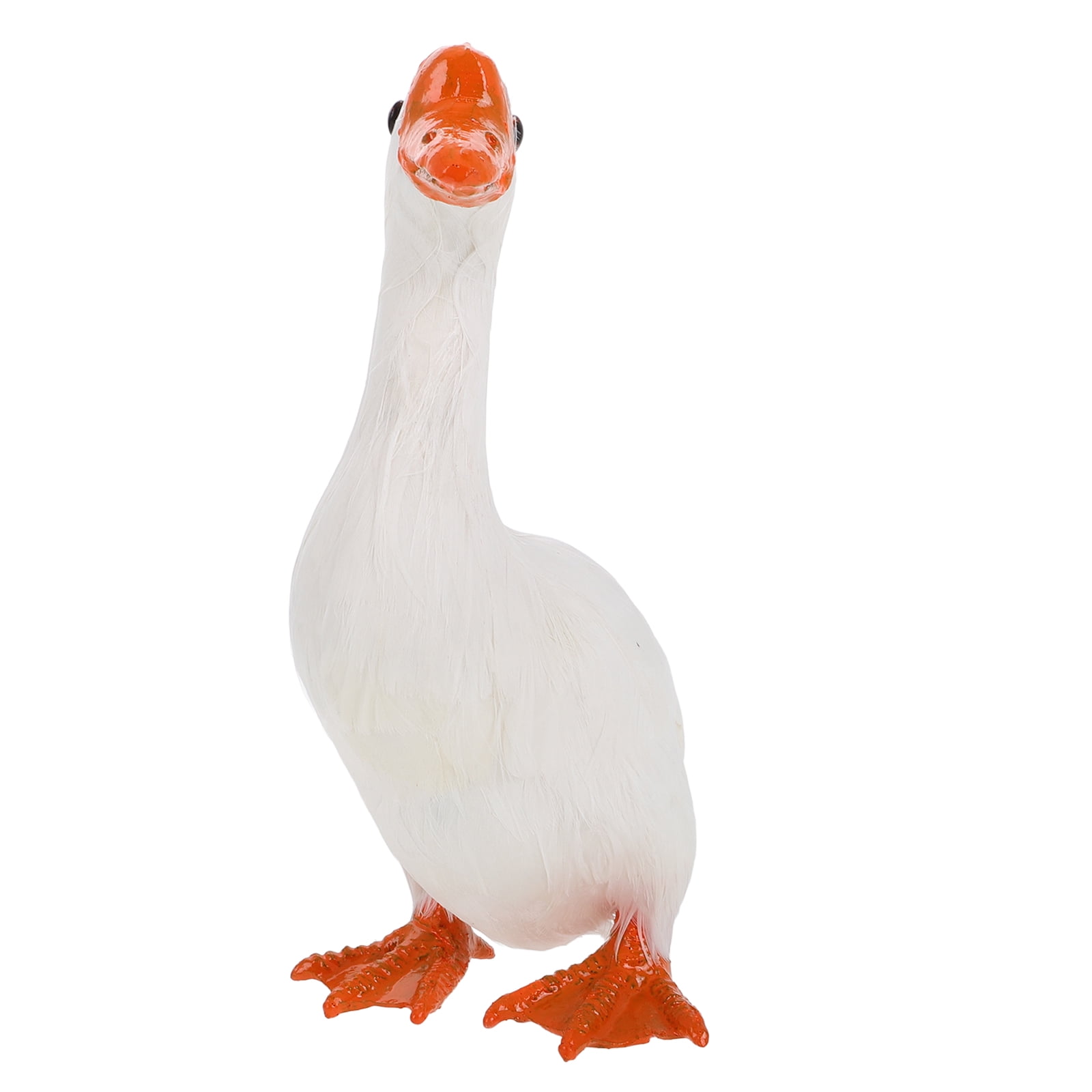 Realistic White Goose Model Resin Animal Garden Statue For Courtyard ...