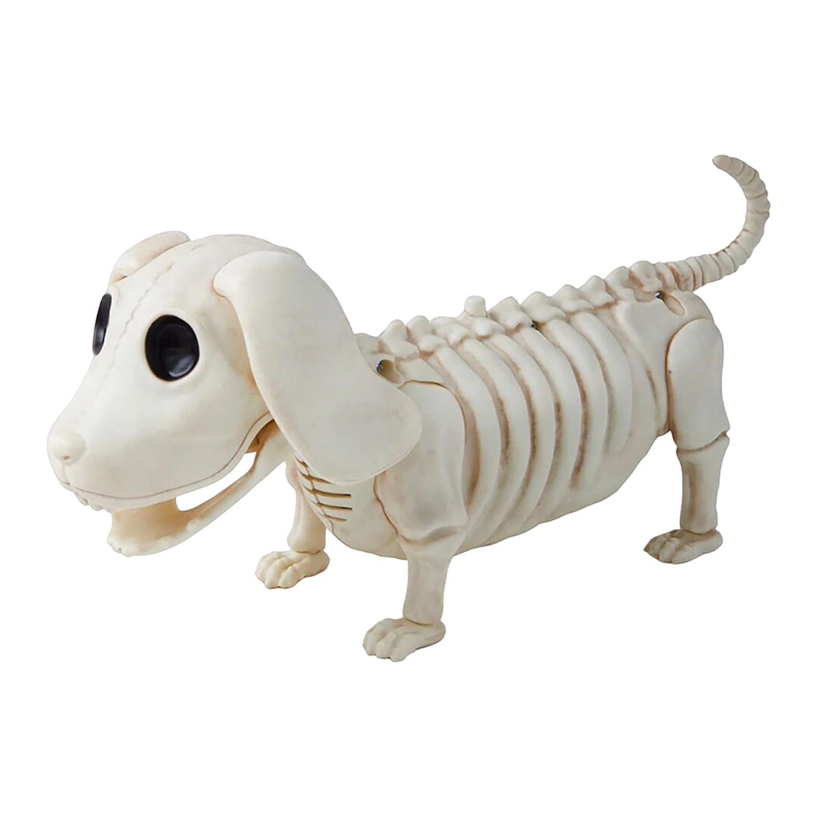 Realistic Wiener Dog Skeleton Halloween Decoration – 11.8" Spooky Dog ...