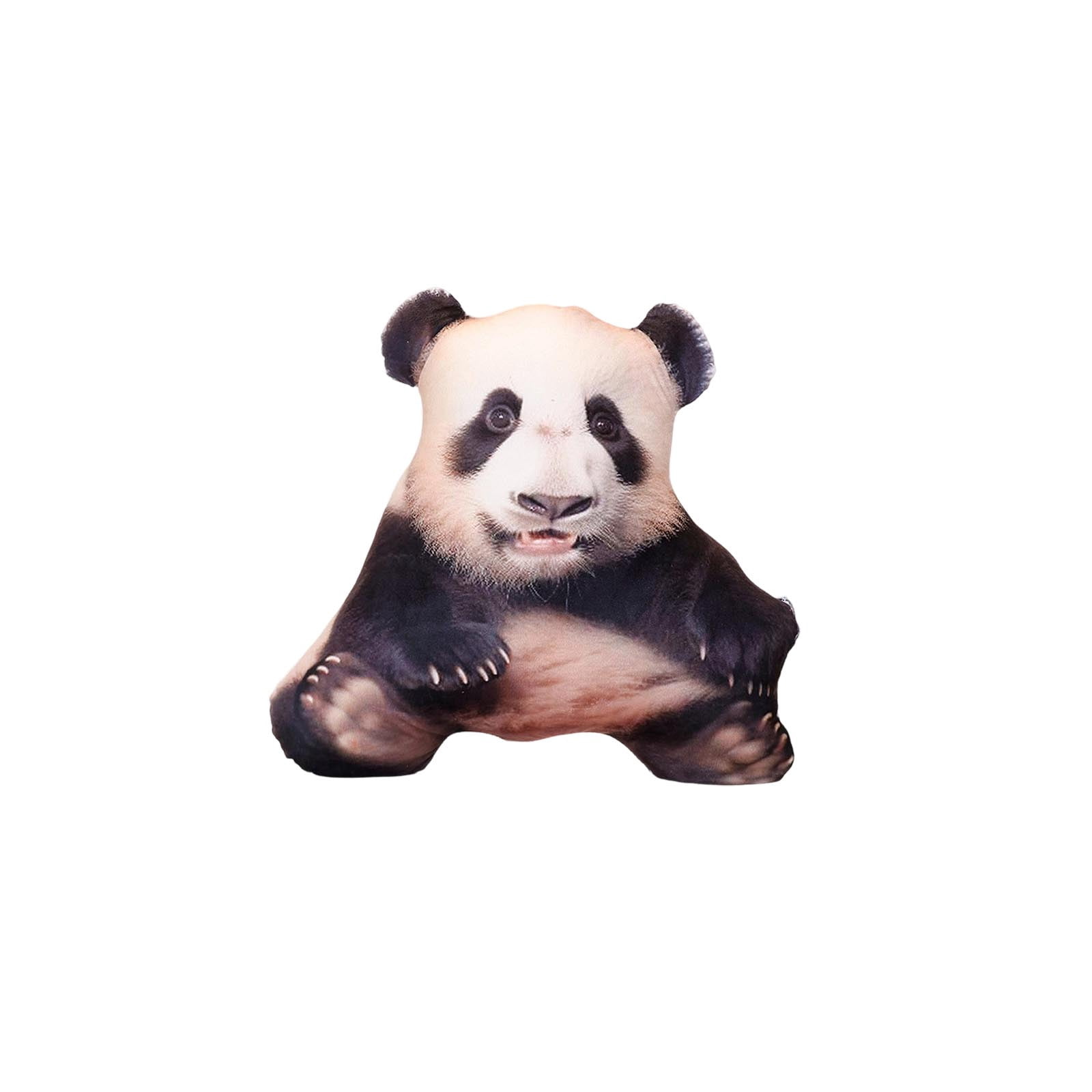 Realistic Wildlife Stuffed Animals Plush Toys Panda Red Panda Hippo ...