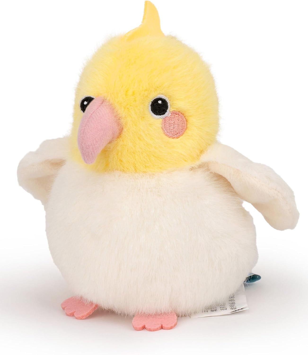 Realistic Yellow Cockatiel Plush Bird Pendant Doll Gift Decoration ...