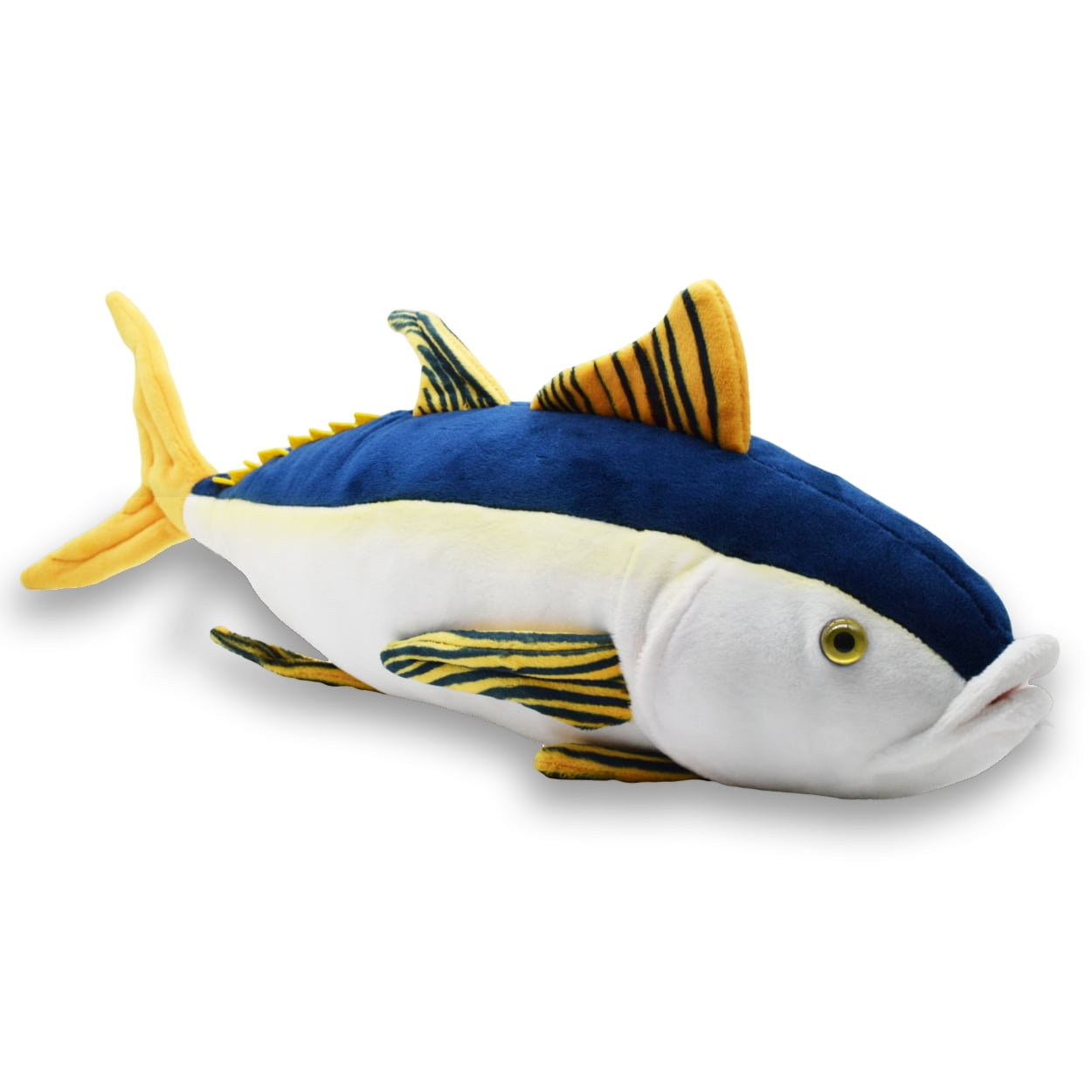 Realistic Yellowfin Tuna Stuffed Animal Plush Toy, Lifelike Fish ...