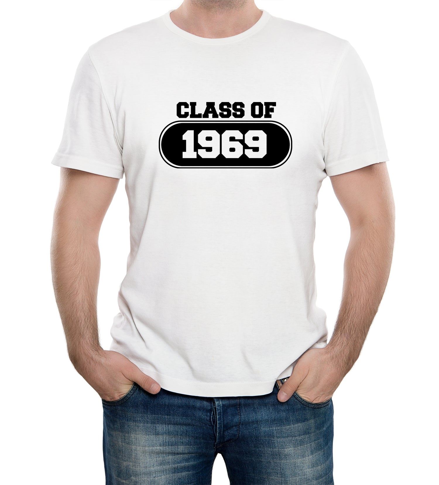 Reality Glitch Class of 1969 College School Graduation Mens T-Shirt ...