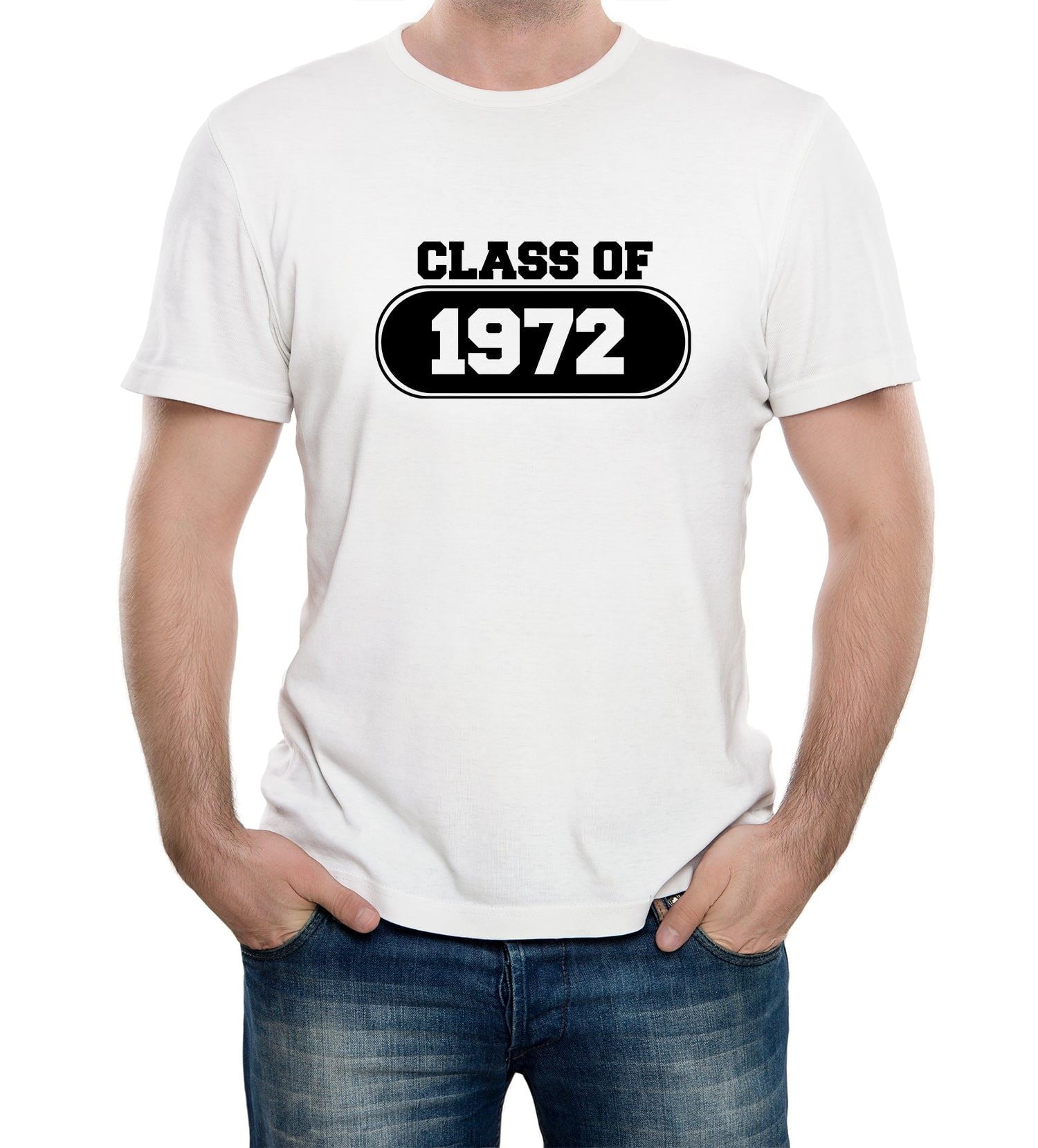 Reality Glitch Class of 1972 College School Graduation Mens T-Shirt ...