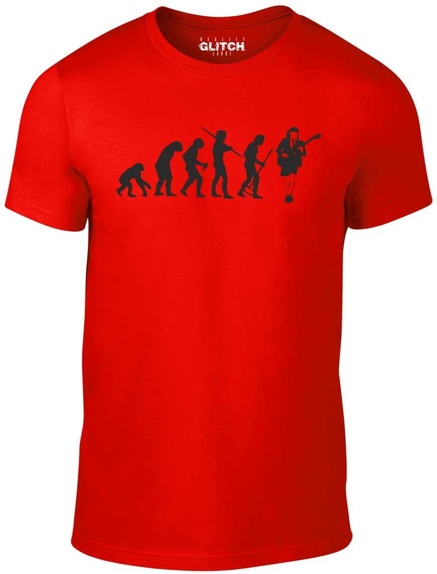 Reality Glitch Evolution of Angus Young T-Shirt - Walmart.com