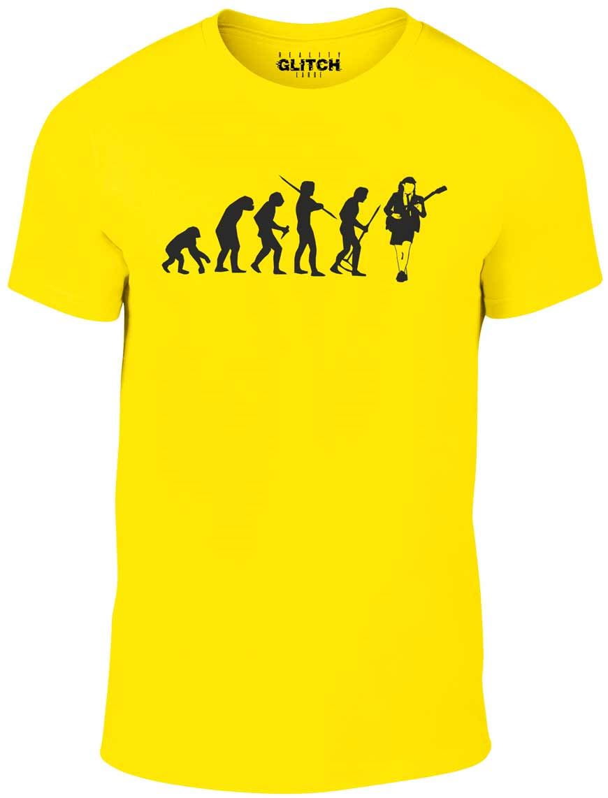 Reality Glitch Evolution of Angus Young T-Shirt - Walmart.com