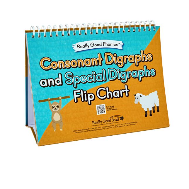 Really Good Phonics Decodable Readers Flip Chart ? Consonant Digraphs ...