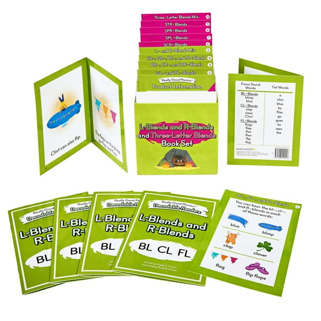 Really Good Phonics Decodable Readers ? L- and R-Blends and Three ...