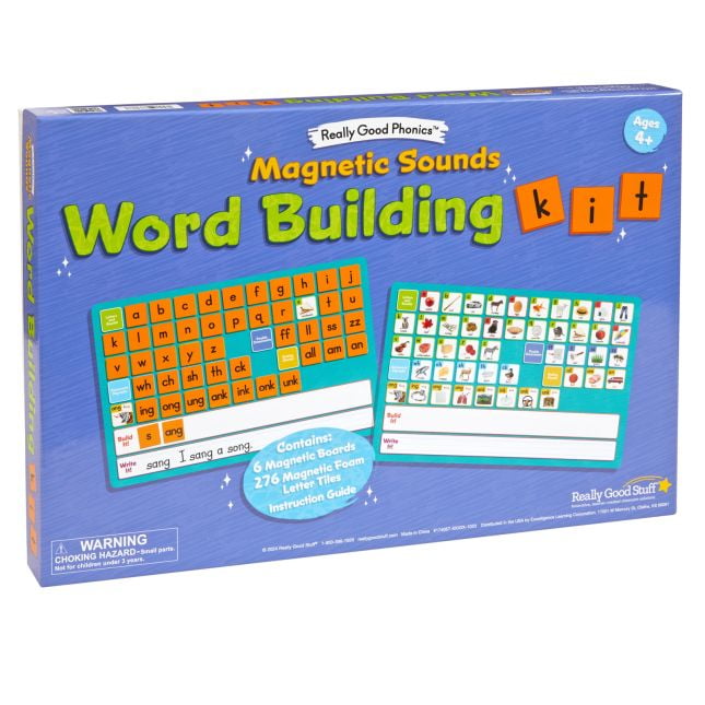 Really Good Phonics Magnetic Sounds Word Building Kit - Set of 6 ...
