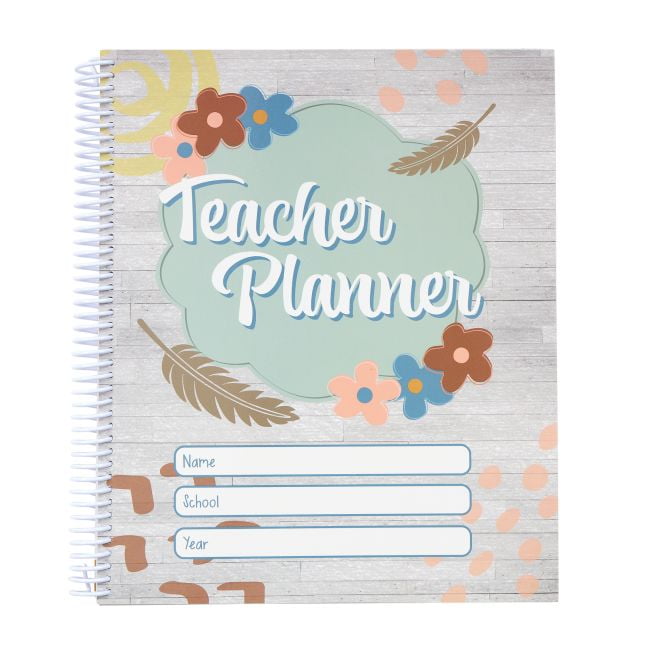 Really Good Stuff Boho Teacher Planner - Walmart.com