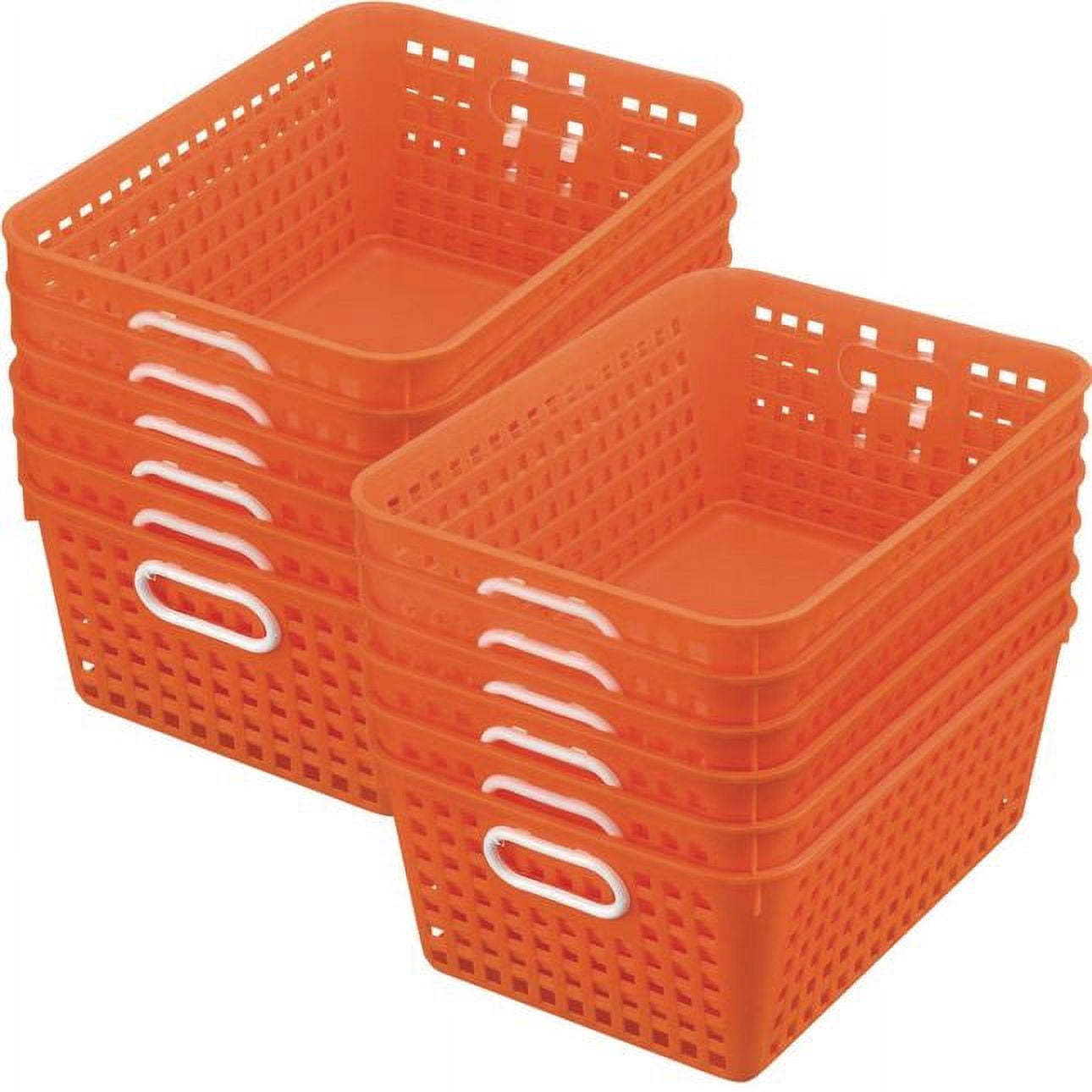 Really Good Stuff Book Baskets - Large Rectangle - 12 baskets - Walmart.com