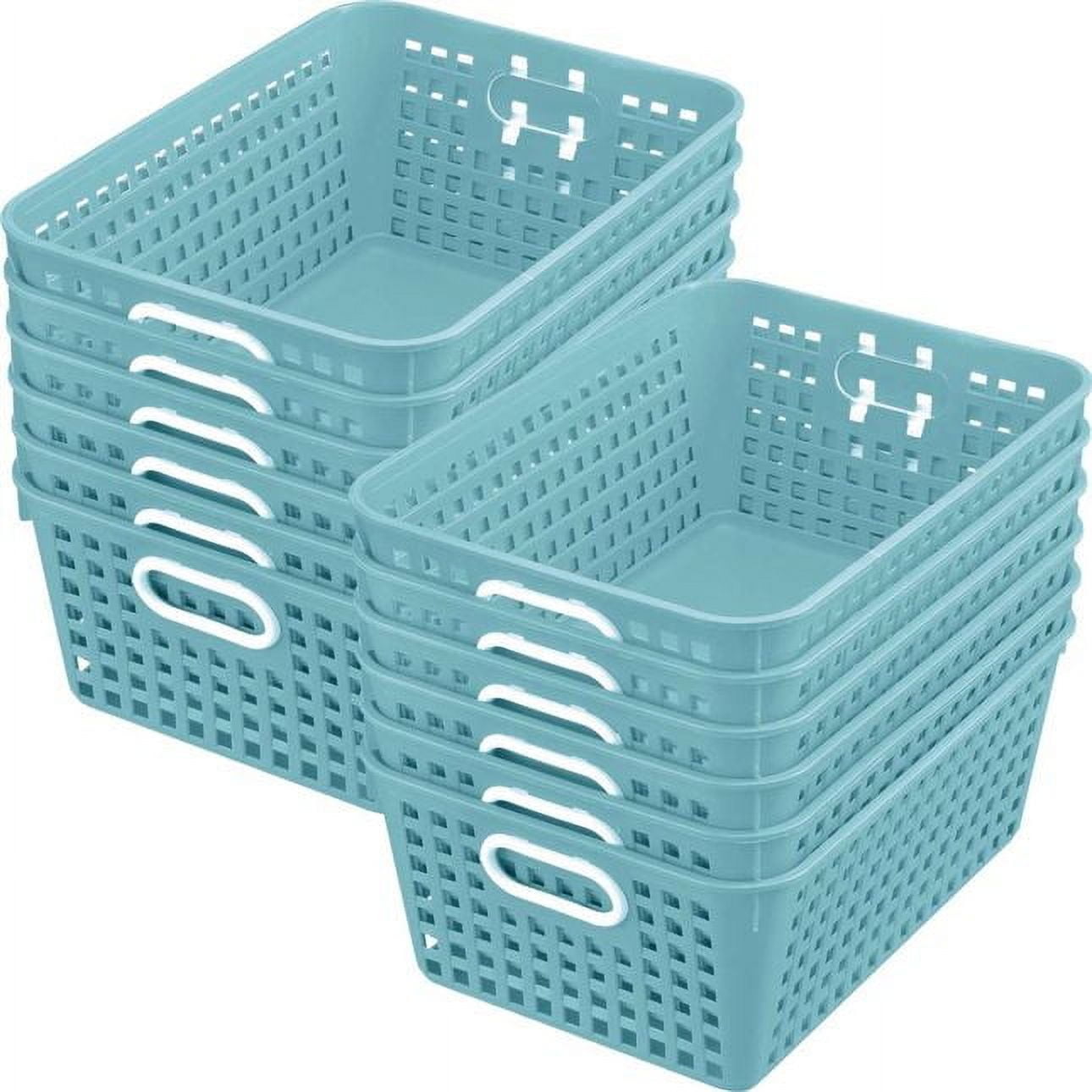 Really Good Stuff Book Baskets - Large Rectangle - 12 baskets - Walmart.com