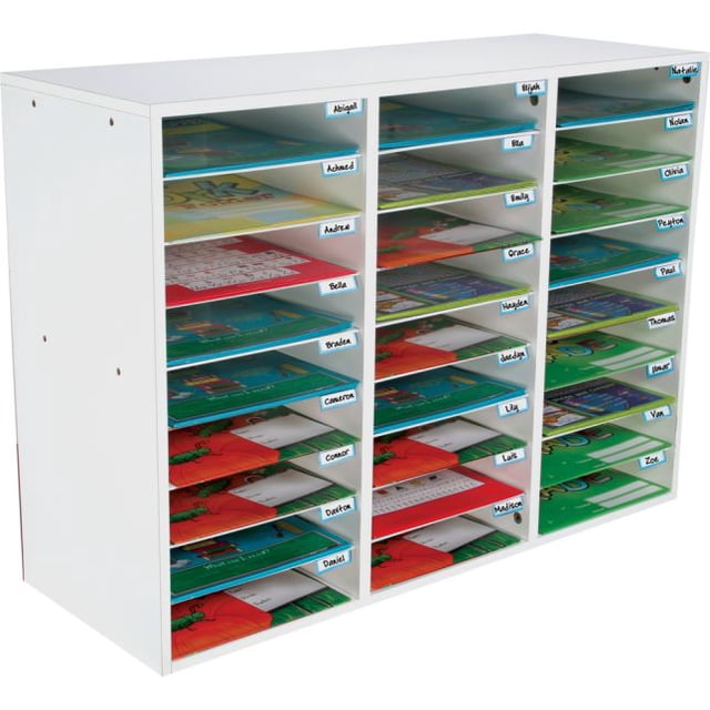 Really Good Stuff Classroom Mail Center - 27 Slots - Walmart Business ...