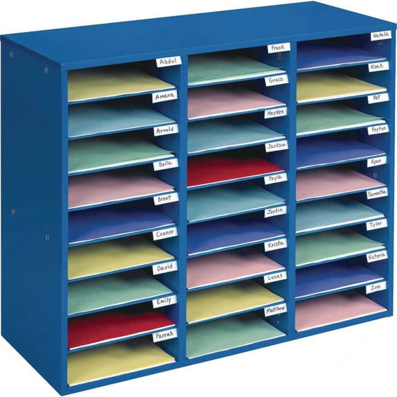 Really Good Stuff Classroom Mail Center - 27 Slots - Walmart.com