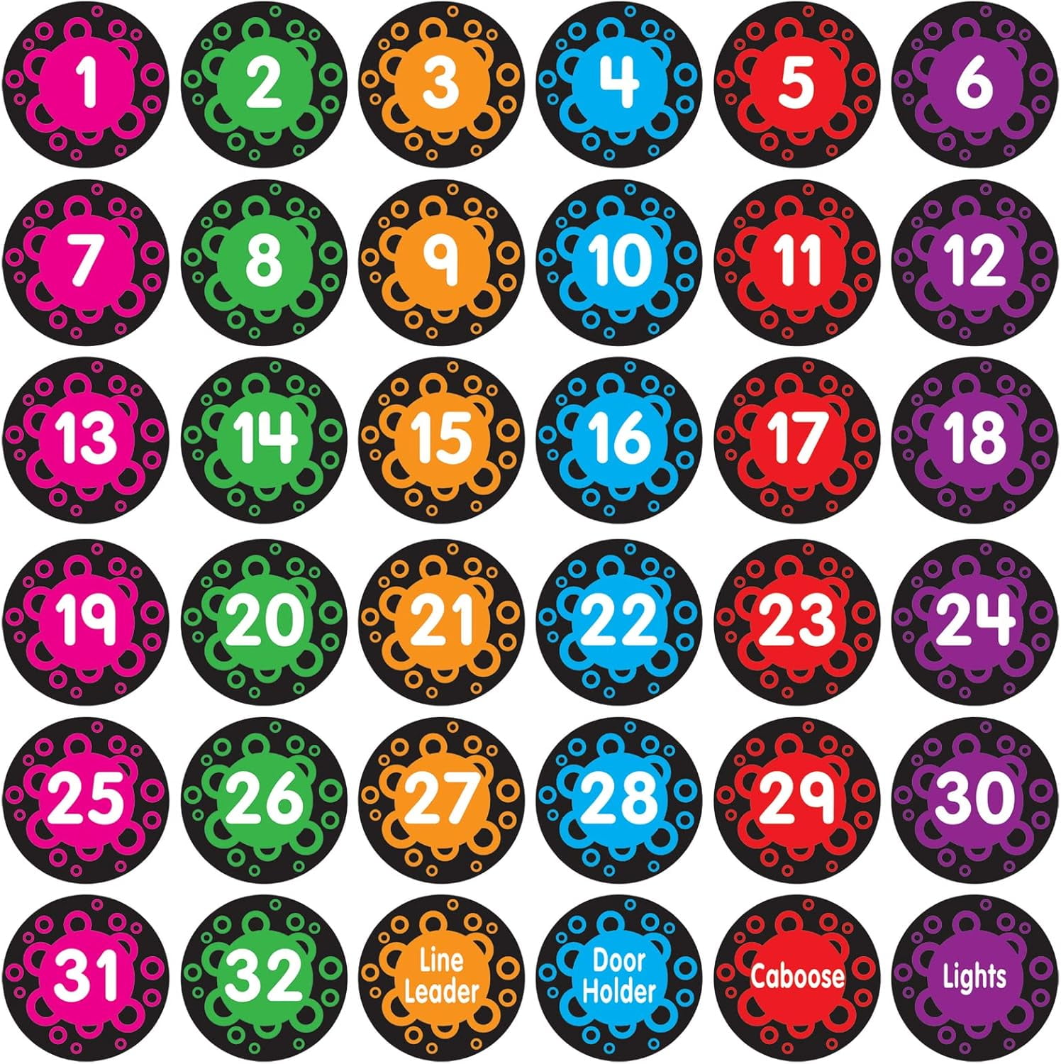 Really Good Stuff EZ Stick™ Classroom Line-Up Helpers - 36 Decals ...