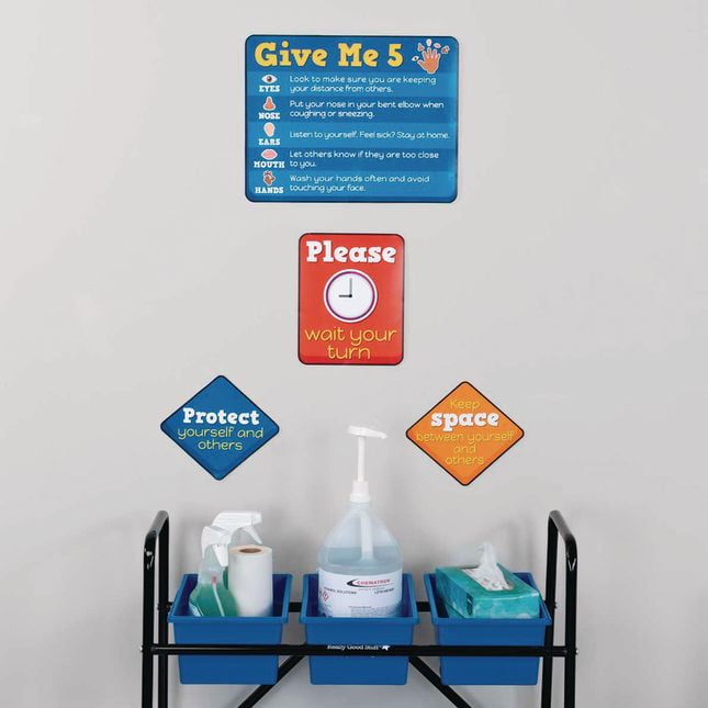 Really Good Stuff EZ Stick Safety First Floor and Wall Decals - 16 die ...