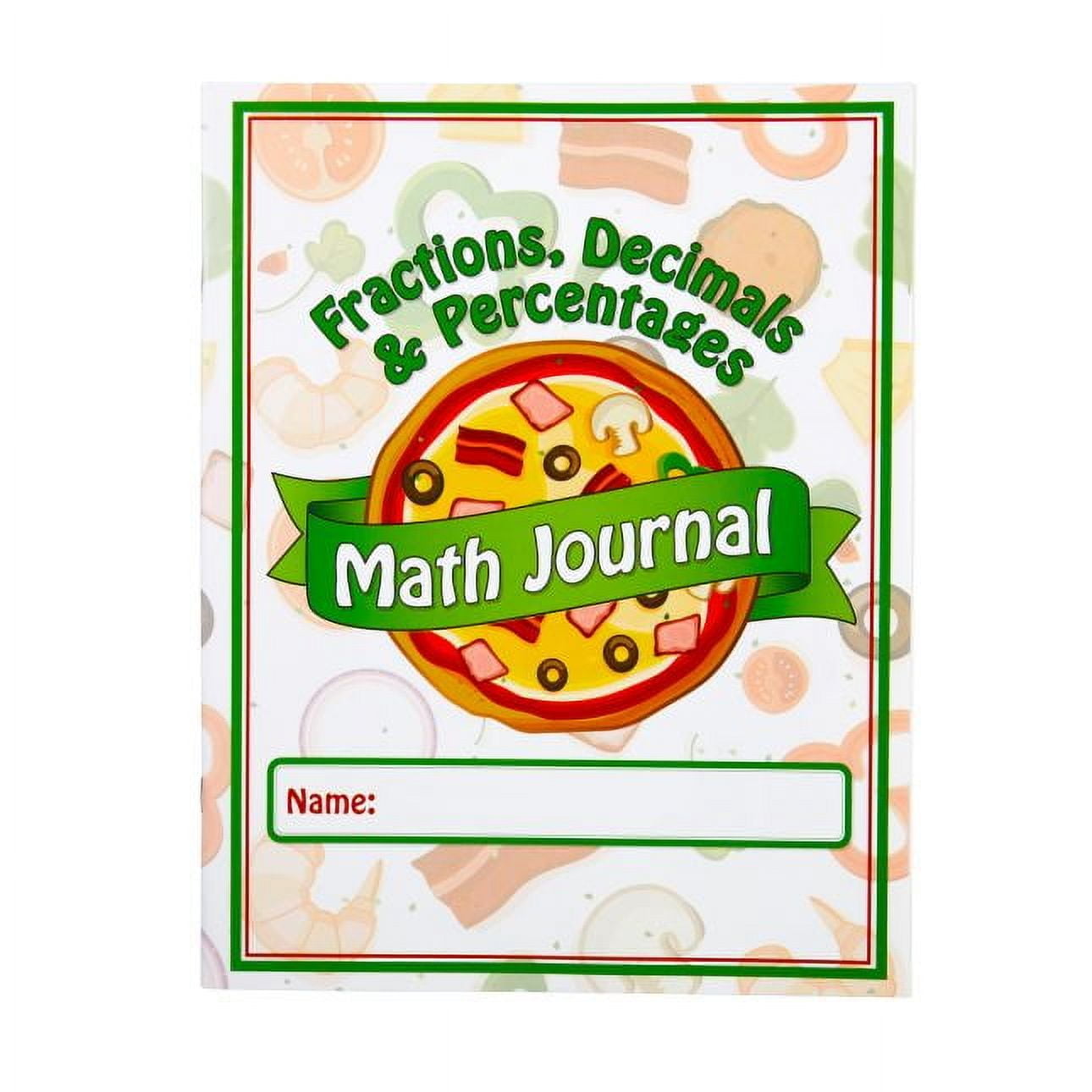 Really Good Stuff Fractions, Decimals, & Percentages Math Journals ...