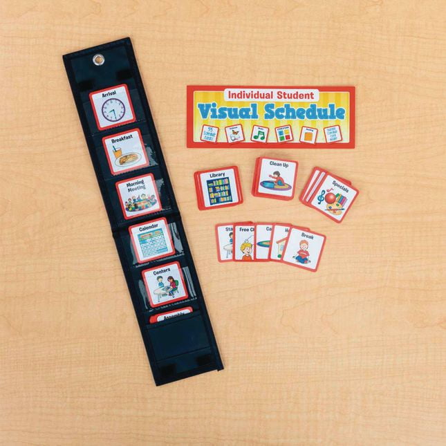 Really Good Stuff Individual Student Visual Schedule - 1 holder, 55 ...
