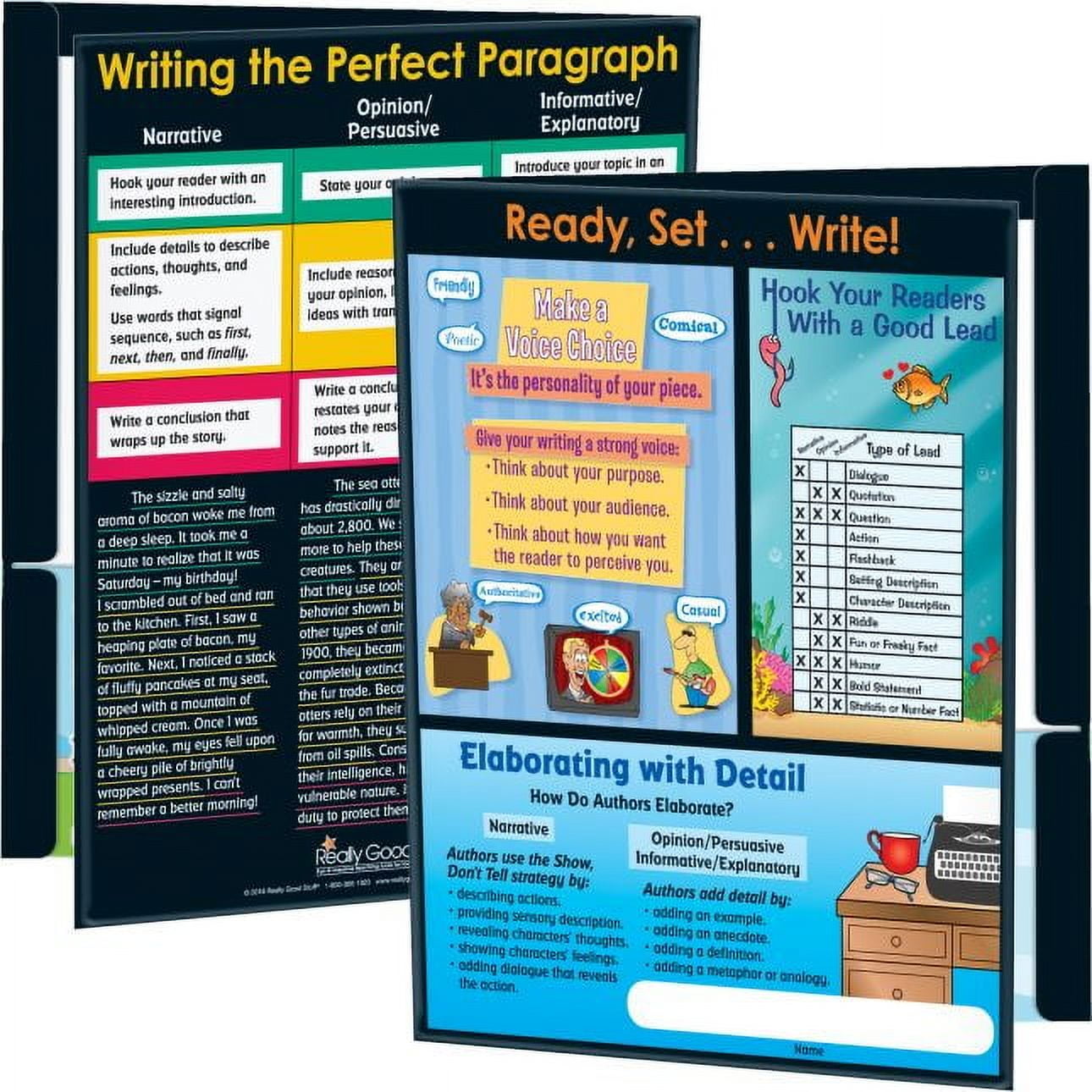 Really Good Stuff Intermediate Writing Student Resource Folders - Set of 12 - Walmart.com