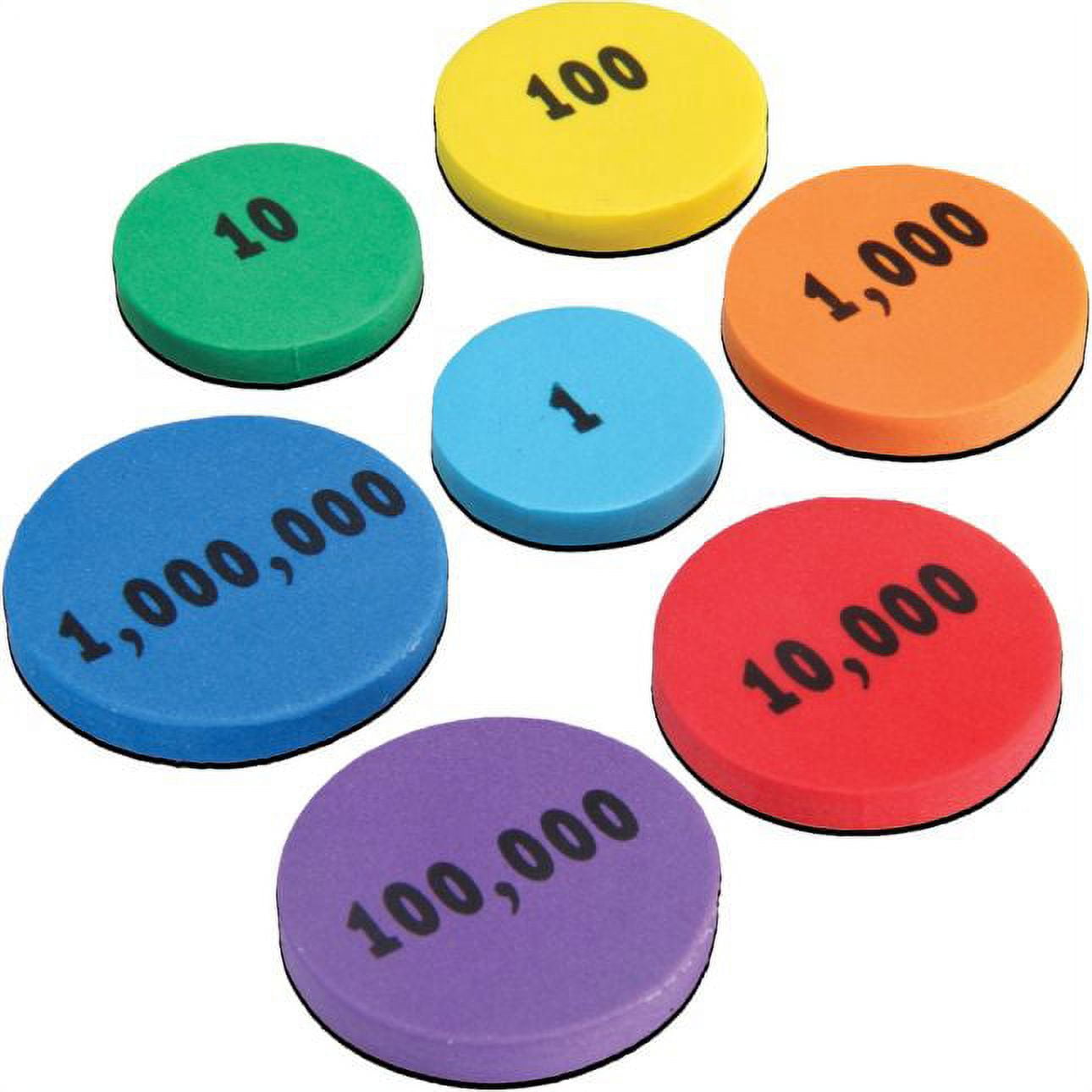 Really Good Stuff Jumbo Place Value Foam Magnets - 140 magnets ...