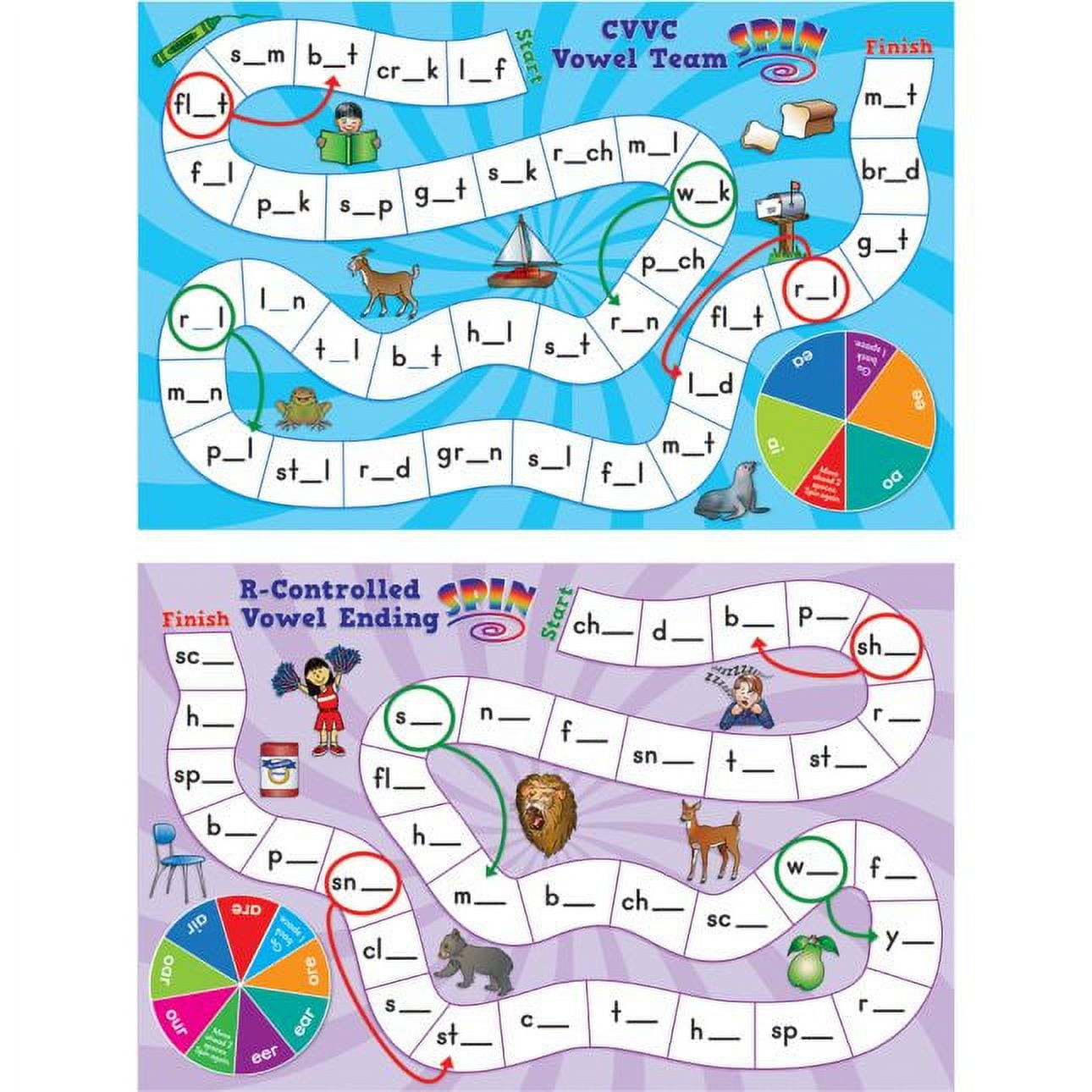 Really Good Stuff Long and Tricky Vowel Pattern Word Building Board ...