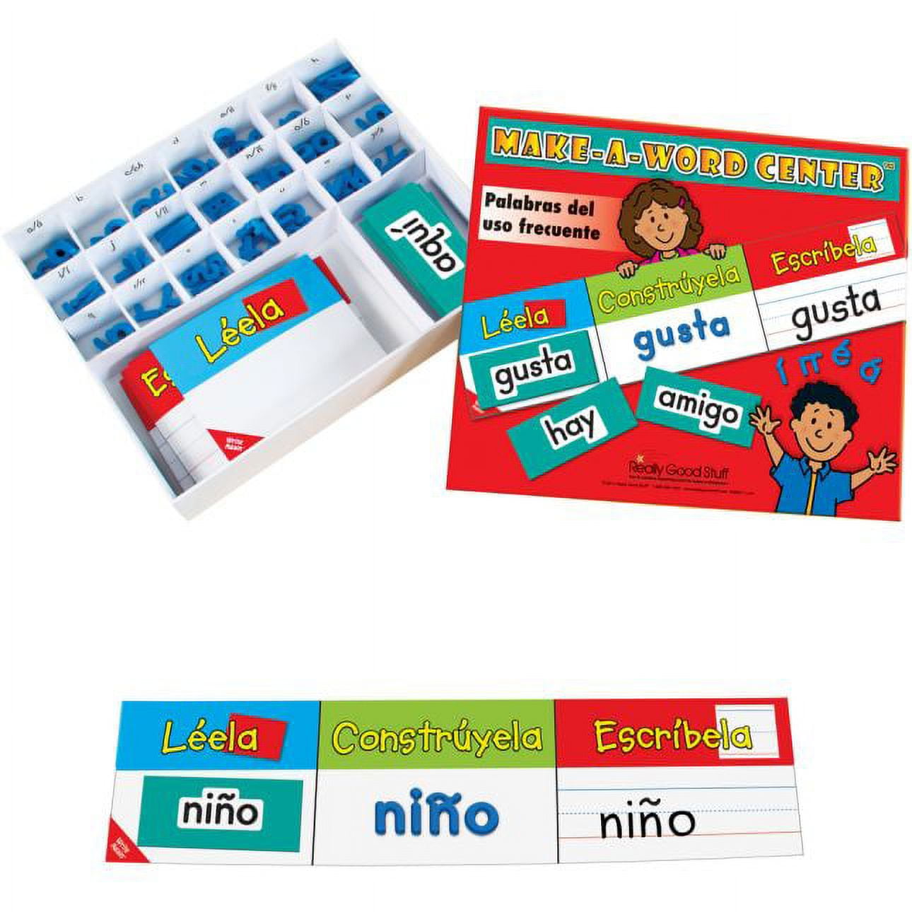 Really Good Stuff Make-A-Word Center: Spanish High-Frequency Words - 80 ...