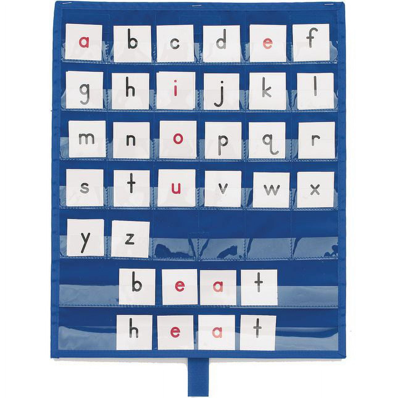 Really Good Stuff Make-A-Word Desktop Pocket Chart - 1 pocket chart ...