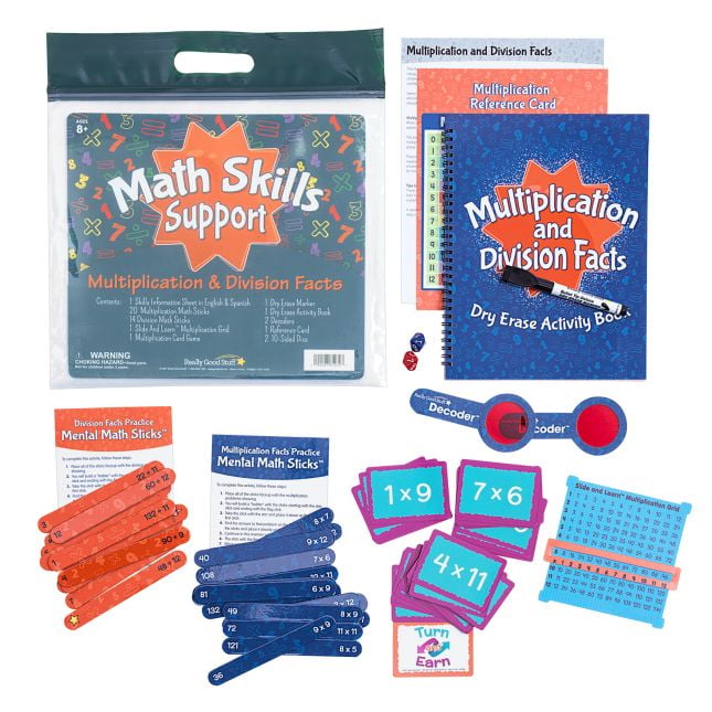 Really Good Stuff Math Skills: Grade 3-5 - Multiplication & Division ...