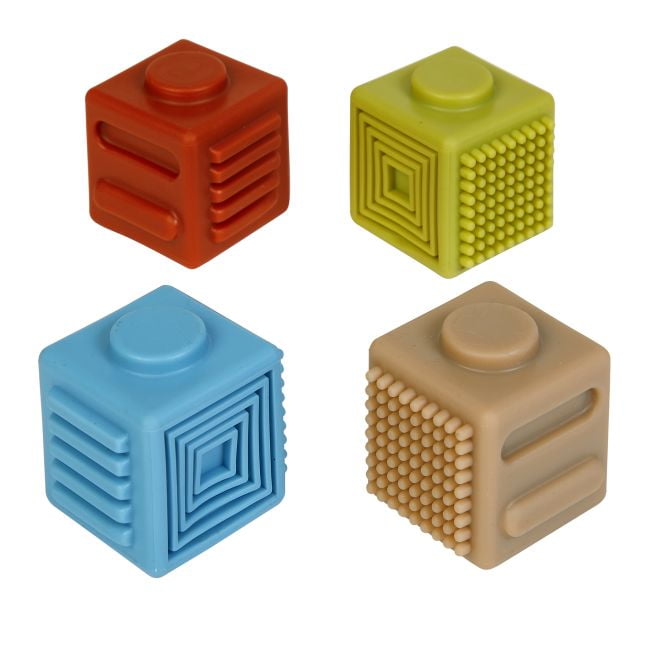 Really Good Stuff Sensory Fidget Finger Cubes ? Set of 4 - Walmart.com