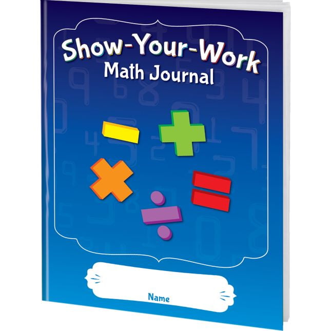 Really Good Stuff Show-Your-Work Math Journals - 12 journals - Walmart.com
