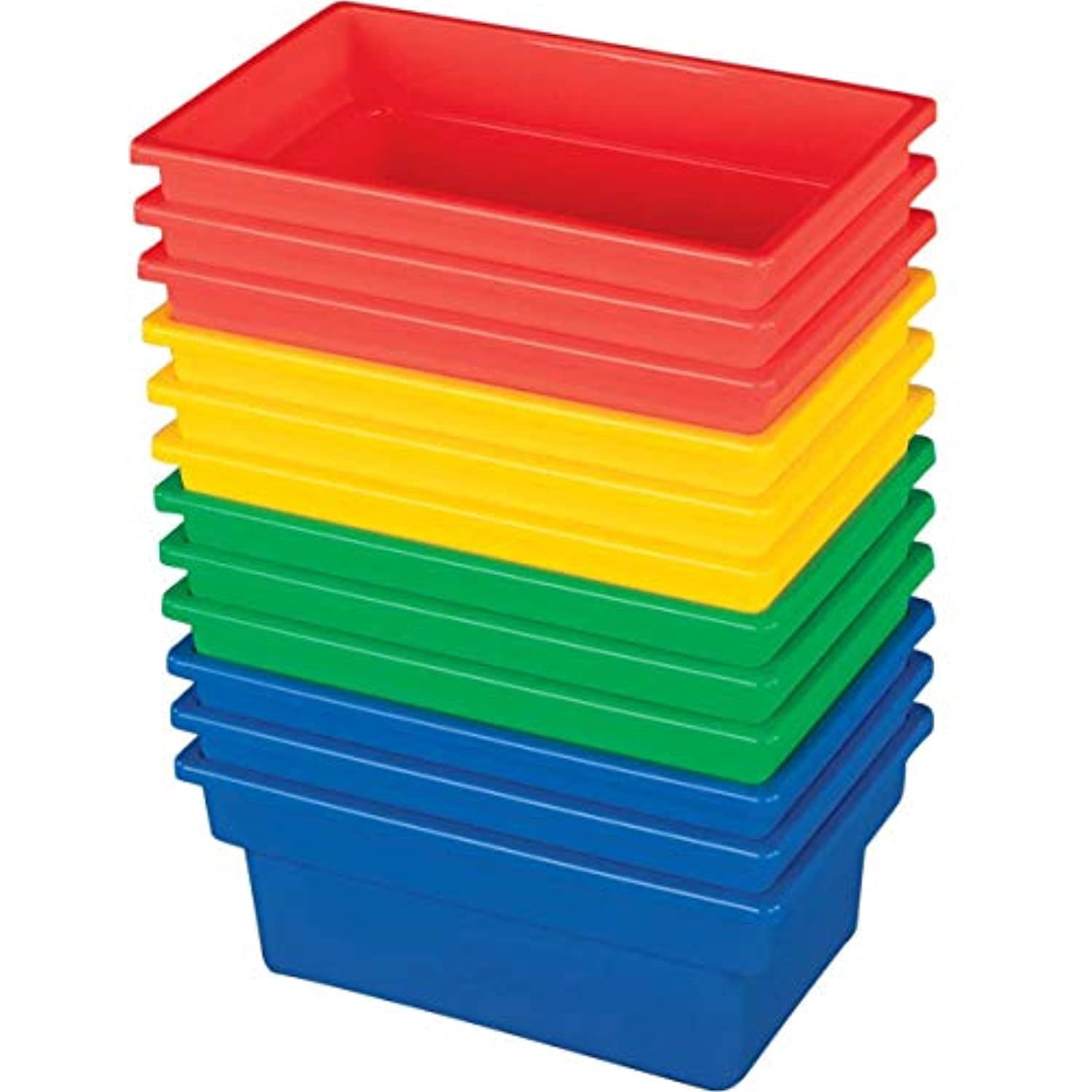 Really Good Stuff Small All Purpose Bins Set of 12 4 Colors - Walmart.com