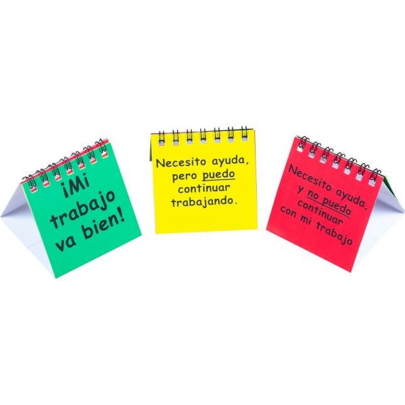 Really Good Stuff Spanish I Need Help! Mini Flip Chart Set (?Necesito ...