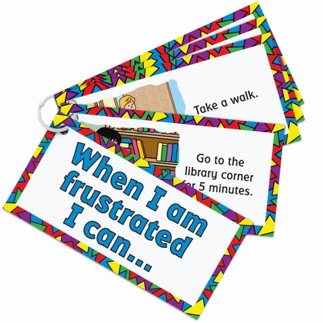 Really Good Stuff When I Am Frustrated Card Set - Walmart Business Supplies