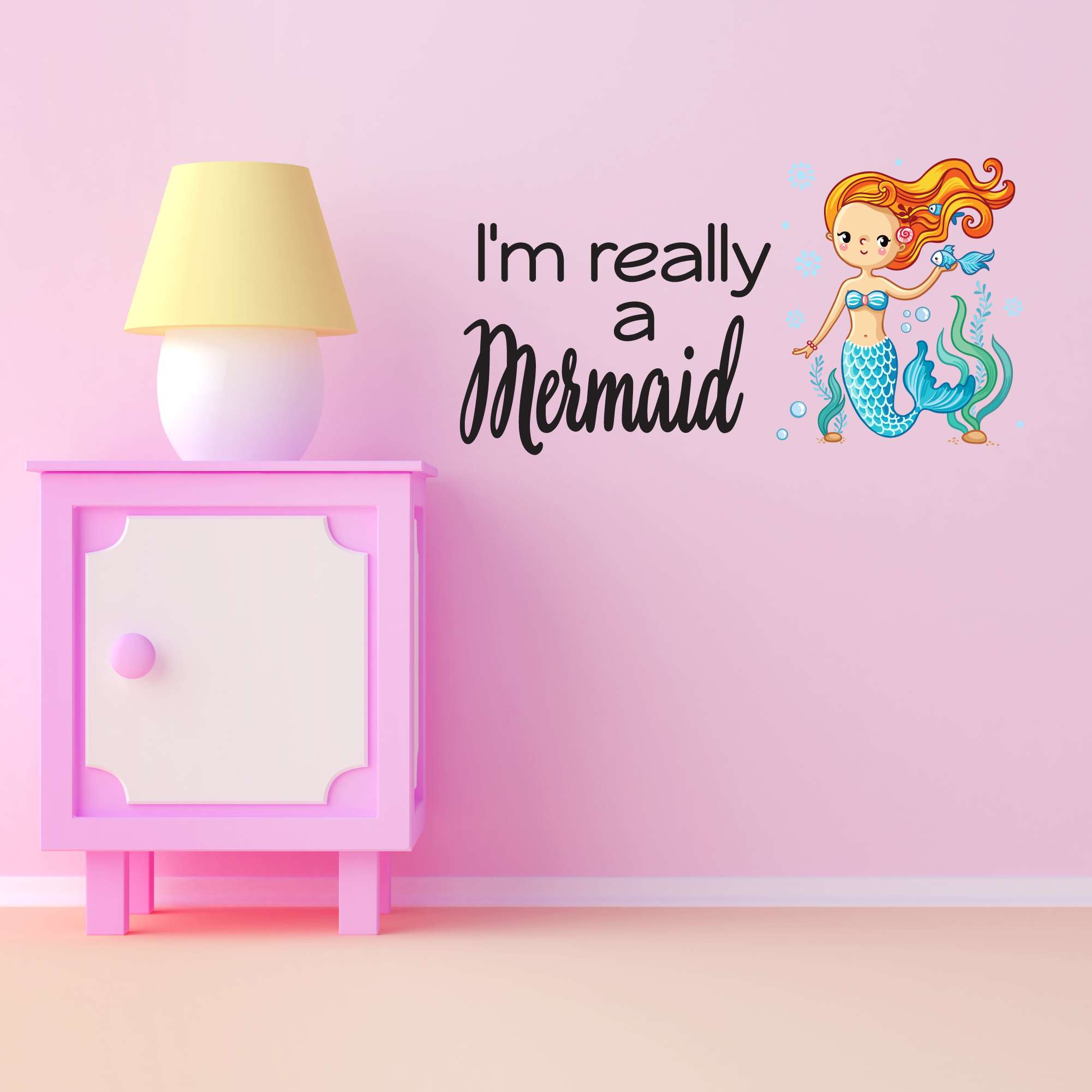 I'M Really A Mermaid Cute Starfish Fish Wishes Mermaids Vibes Seahorse ...