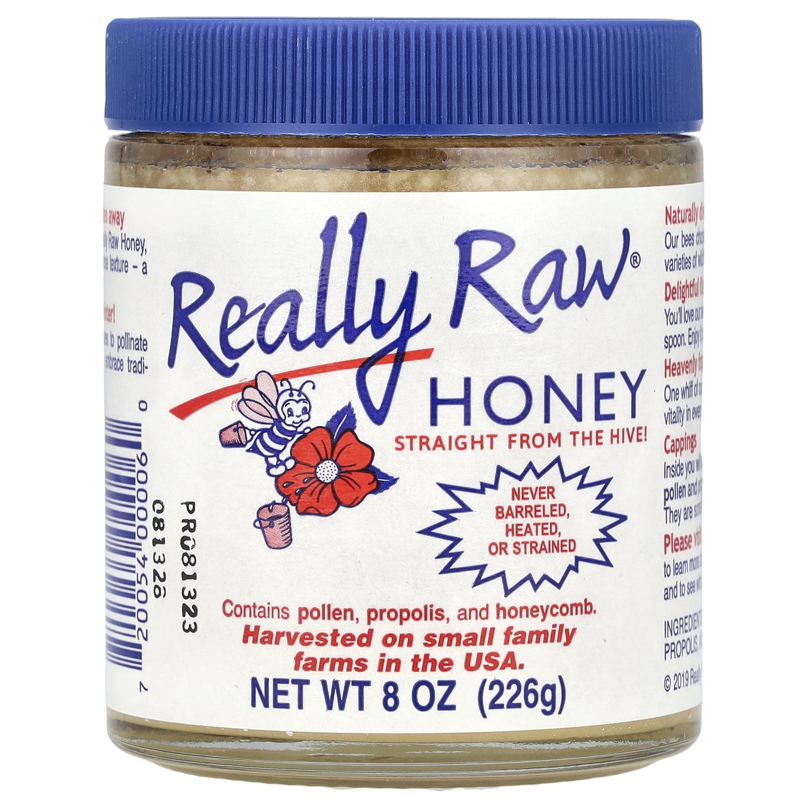 Really Raw Honey 8 oz Jar - Walmart.com