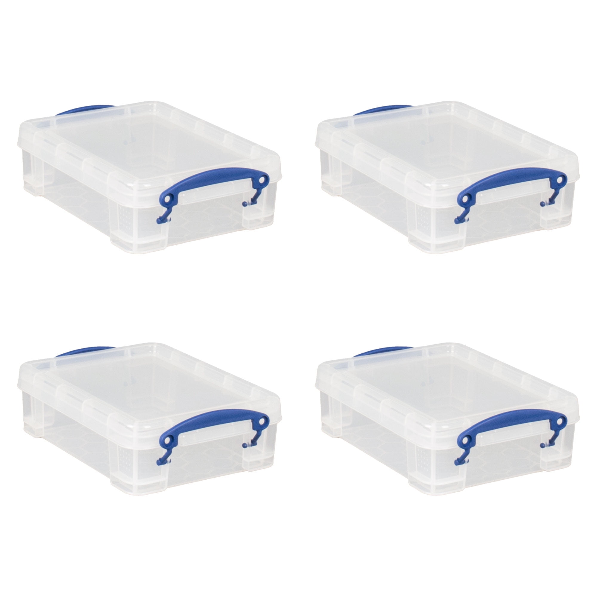 Really Useful Box 1.75L Storage Container w/Snap Lid & Clip Lock Handle - Walmart.com
