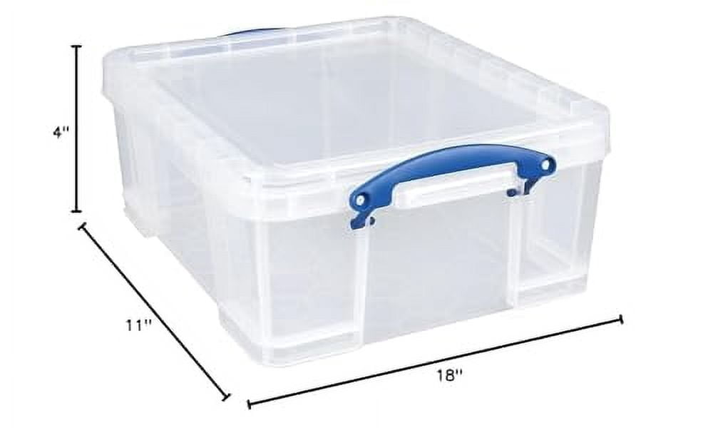 Really Useful Box 17 Liter Snap Lid Storage Bin - Walmart.com
