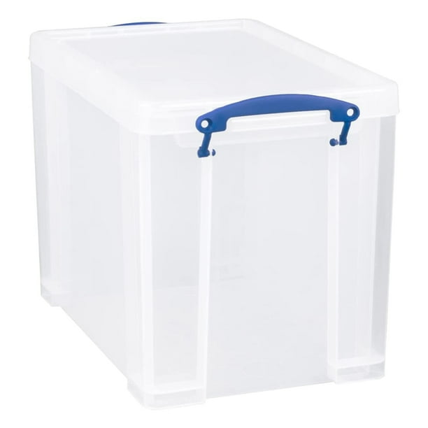 Really Useful Box 19L Storage Container w/Snap Lid & Clip Lock Handles ...