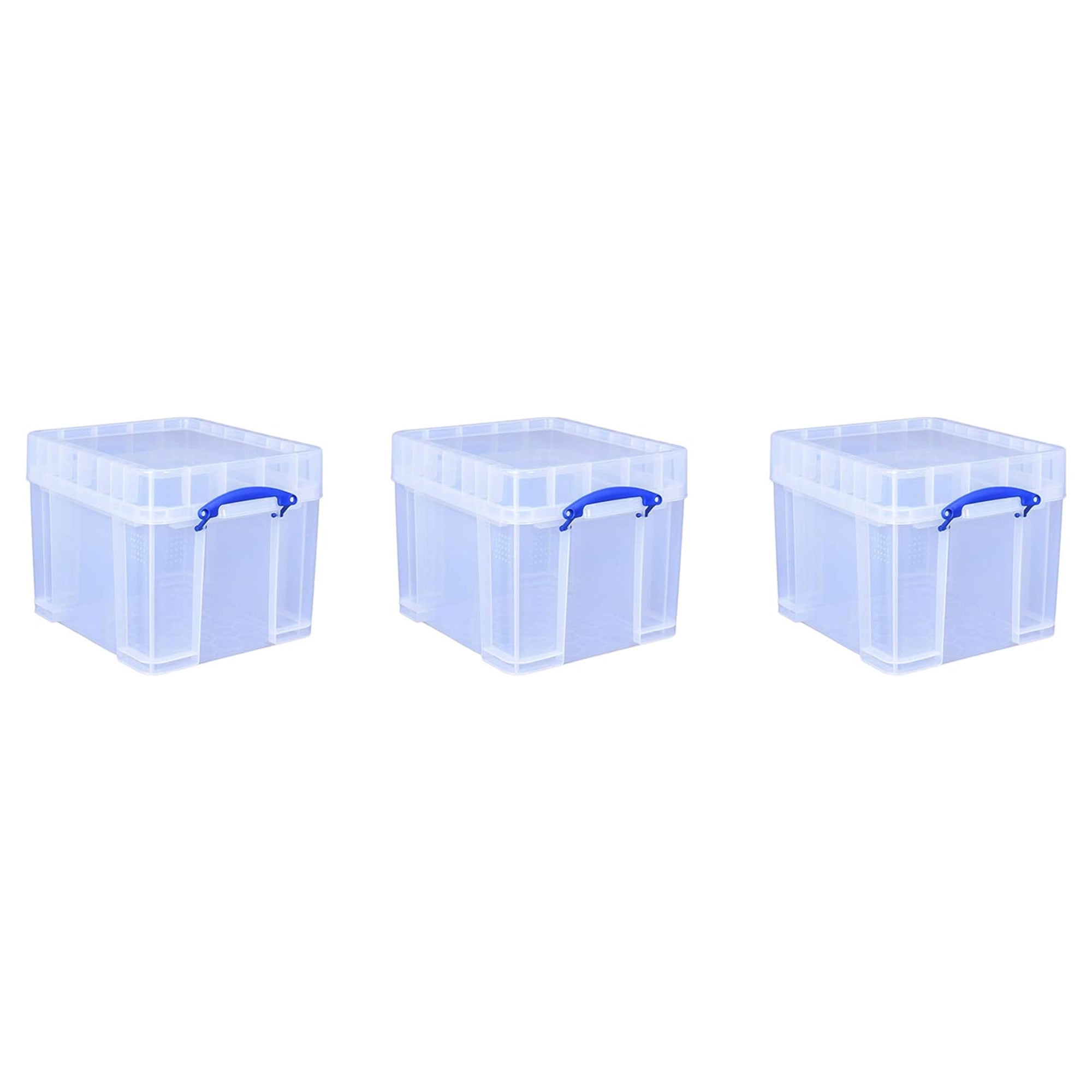 Free Shipping! Really Useful Box Large 35-Liter Clear Plastic Storage ...