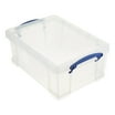"Really Useful Box® Clear Plastic Storage Container, 42 Liters, Locking ...